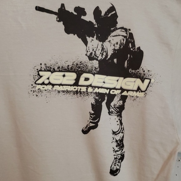 7.62 Design | Shirts | Aafes 762 Design Front Back Graphics Tshirt L ...